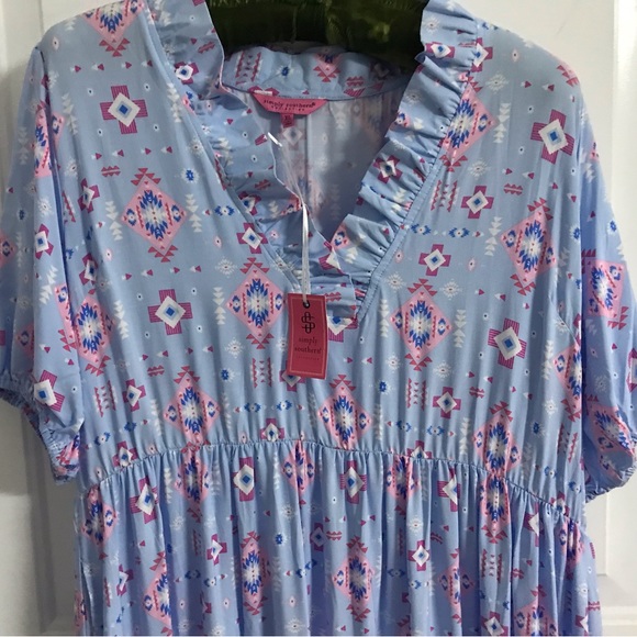 Simply Southern | Dresses | Nwt Simply Southern Maxi Dress Aztec Print ...
